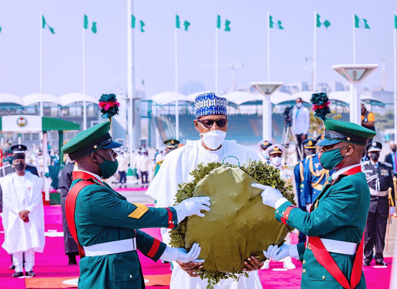 Buhari, others lay wreaths as Nigeria marks Armed Forces Remembrance Day | Express Day NG